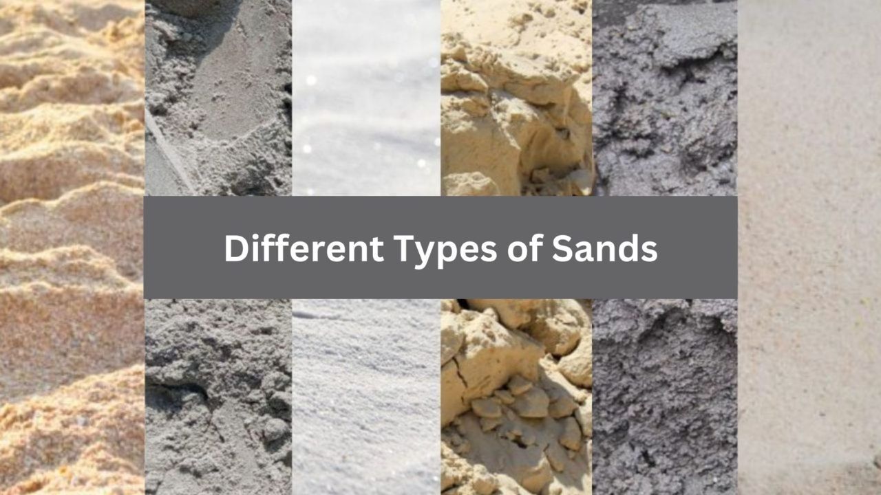construction sand types